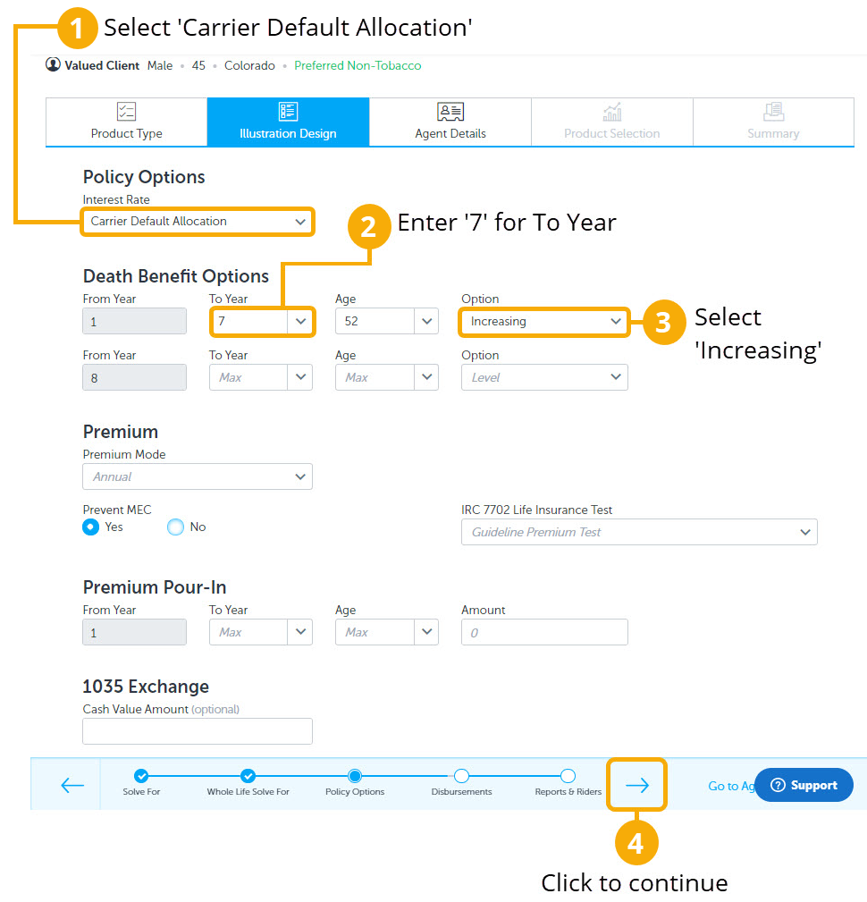 Case Design Strategy: 7 Pay Premium Input and Product Comparison ...